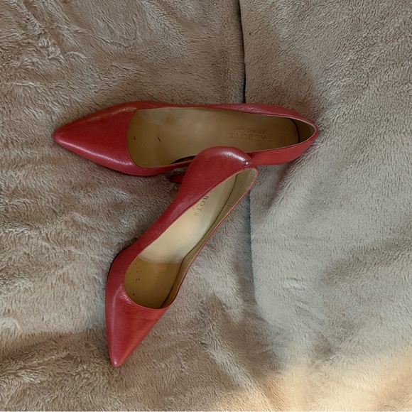Talbots | Shoes | Womens High Heeled Coral Leather Pumps From Talbots ...